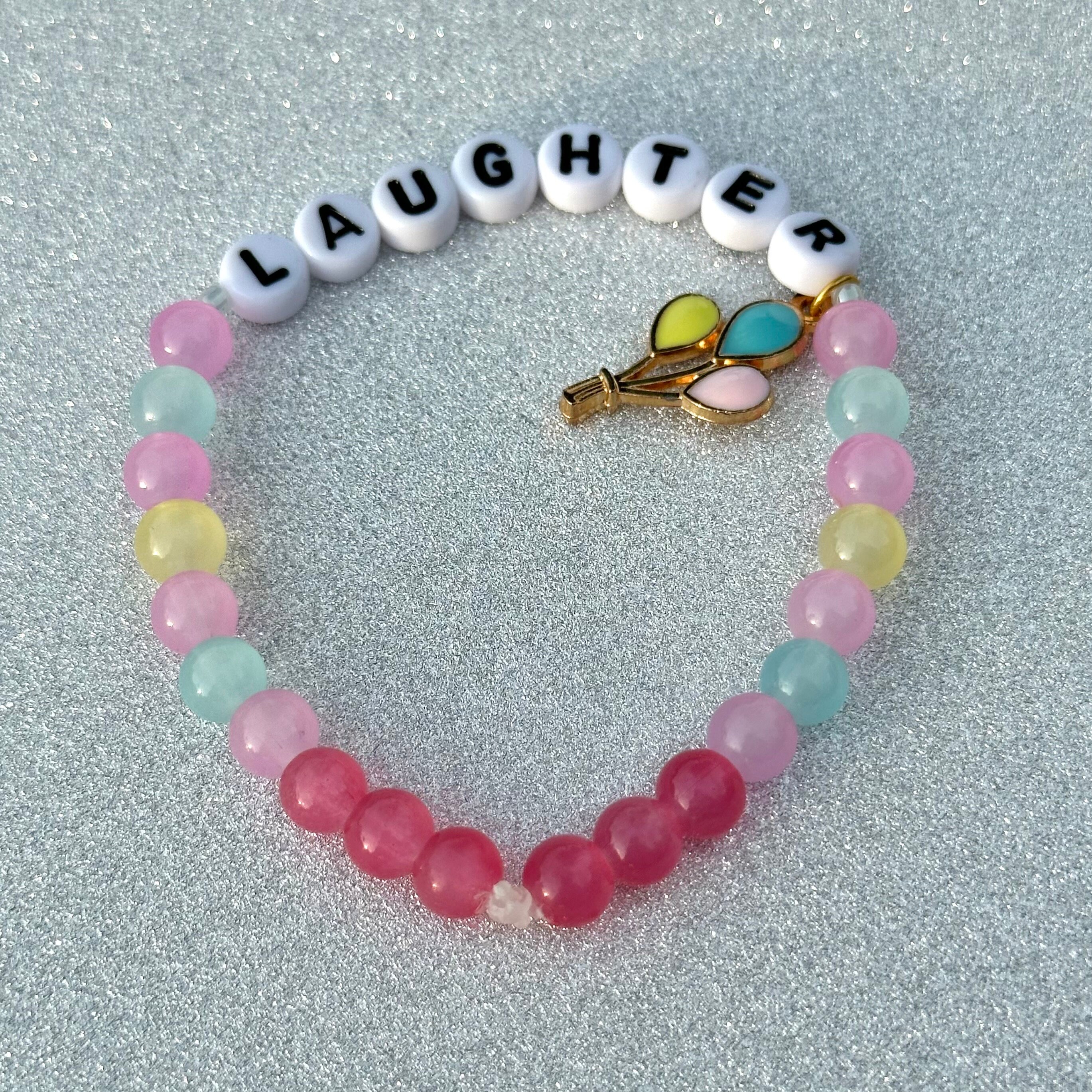 Magic Pony OOAK Beaded Charm Bracelet | Kandi Rave Fandom Jewelry ...