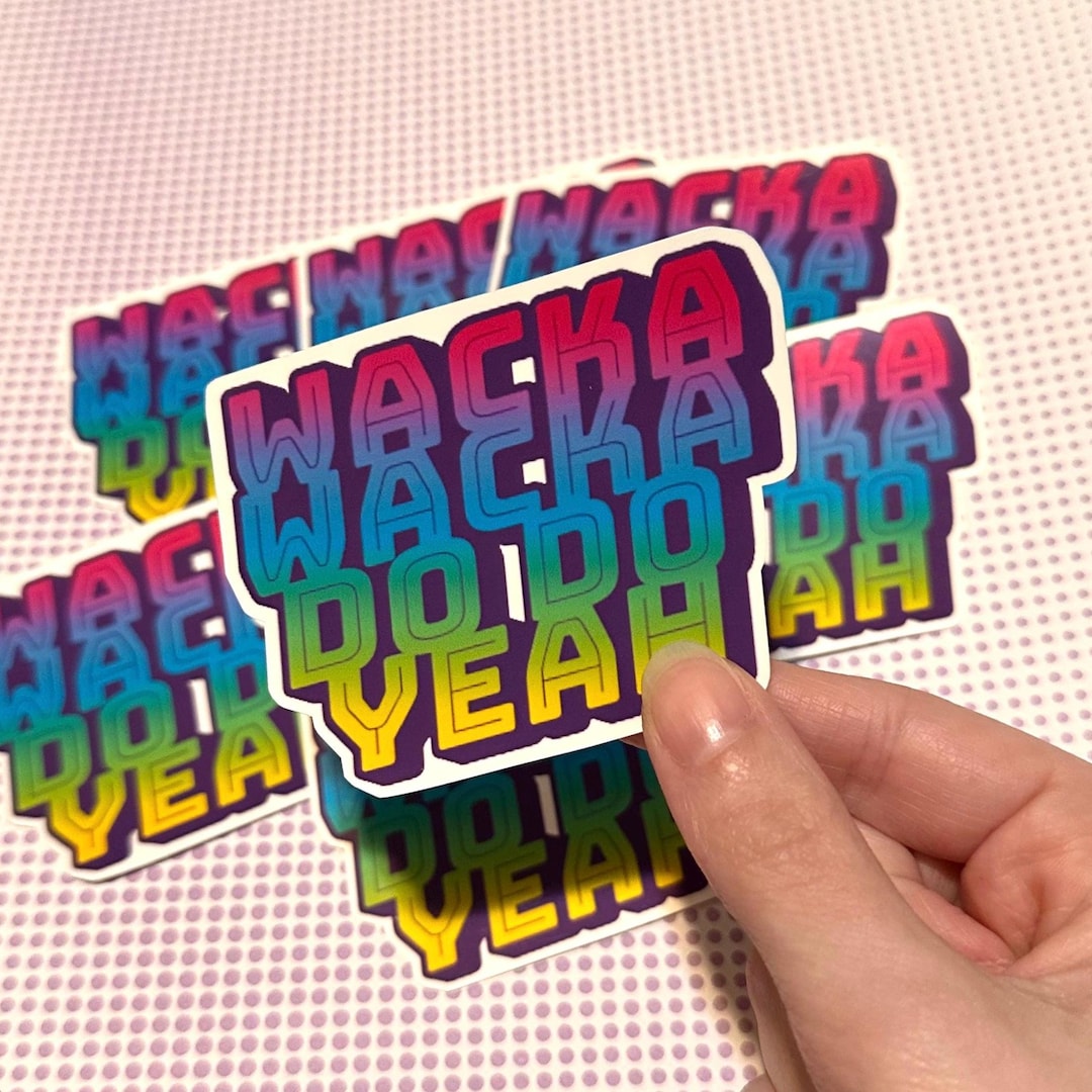 Wacka Wacka Do Do Yeah Weird Al Vinyl Sticker, Albuquerque 80s Music ...