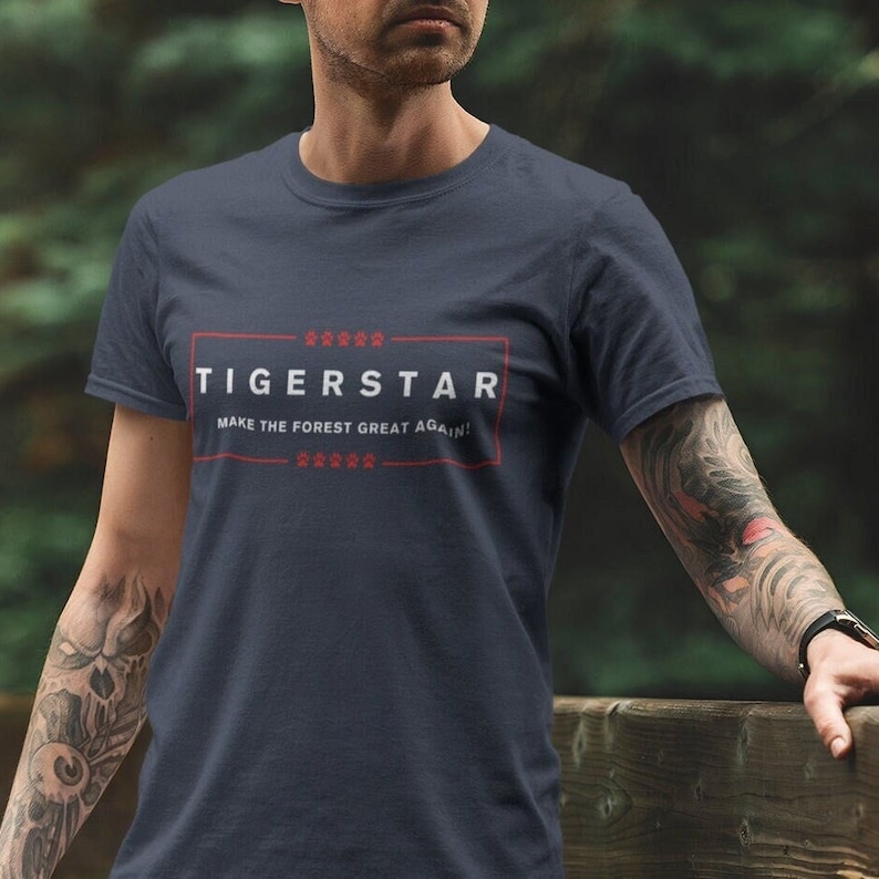 Tigerstar Make the Forest Great Again Political Graphic Tshirt Warriors Cats Book Fandom Funny ...