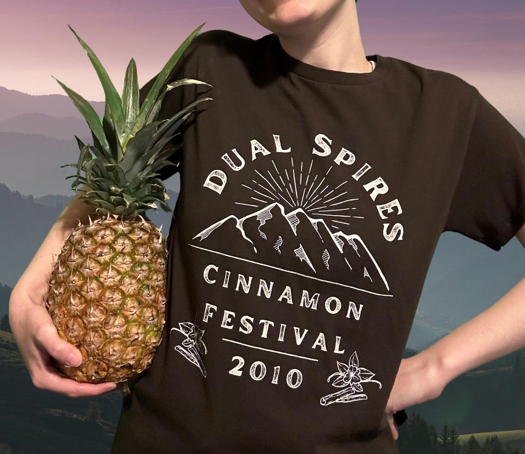 Dual Spires Cinnamon Festival Vintage Style Shirt: Psych TV Show Fandom ...