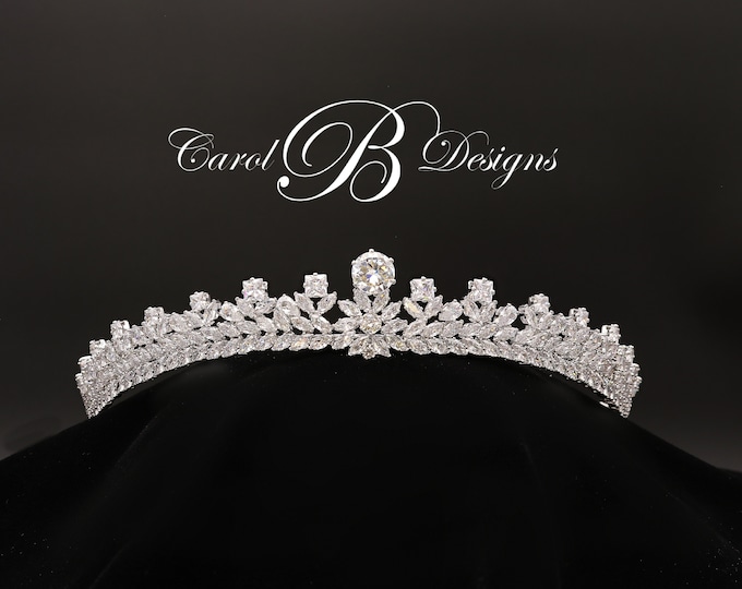 Wedding Tiara, ELEANOR Bridal Tiara - Etsy