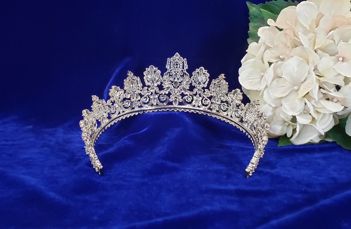 Bridal Tiara, ANASTASIA Tiara, Opulent Bridal Tiara, Wedding Tiara ...
