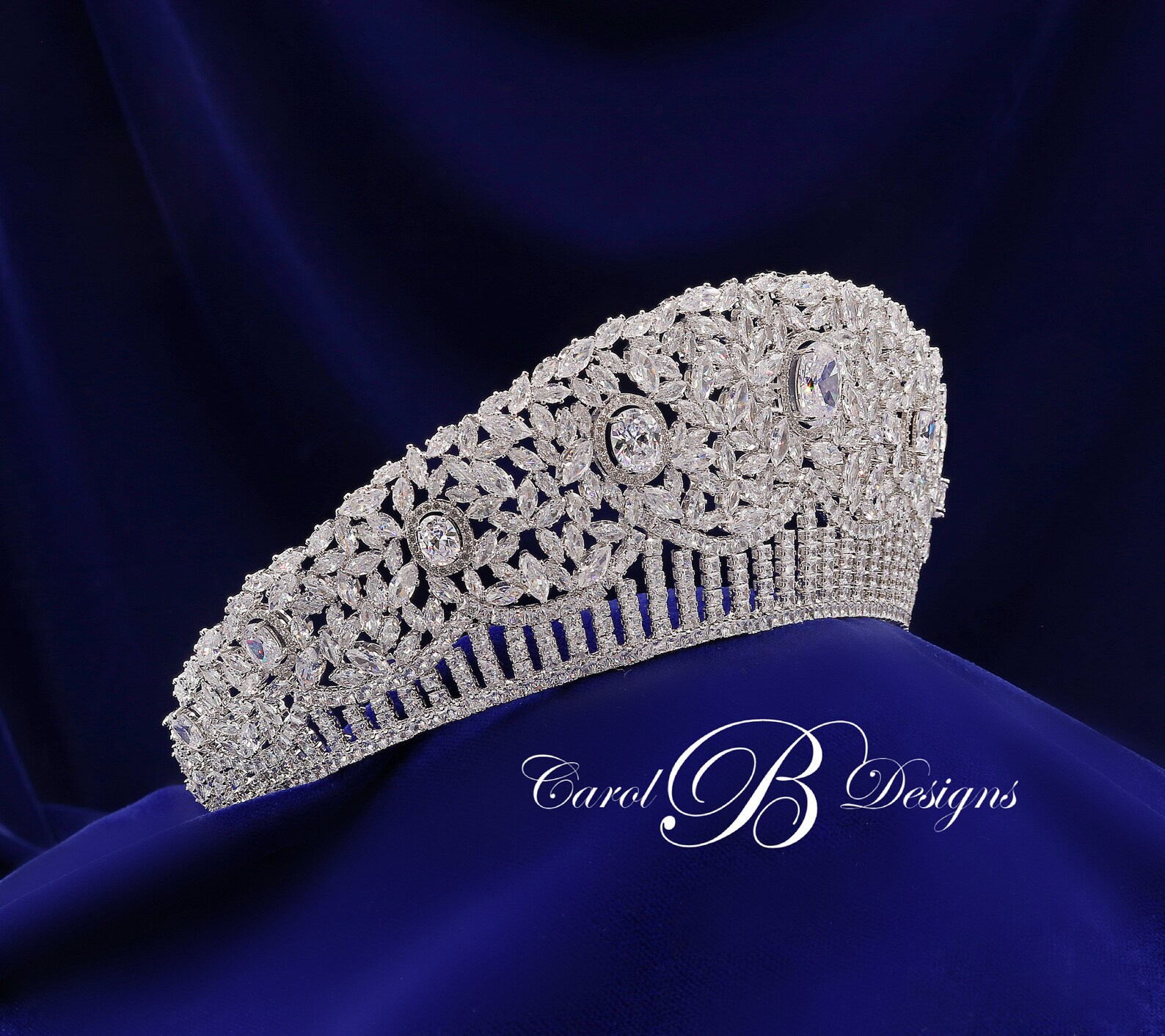 Bridal Tiara, LADY CELESTE Royal Crown, Wedding Tiara - Etsy