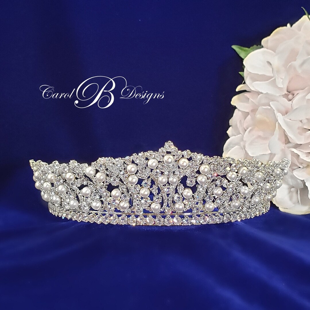 Bridal Tiara, NATASHA Wedding Tiara - Etsy