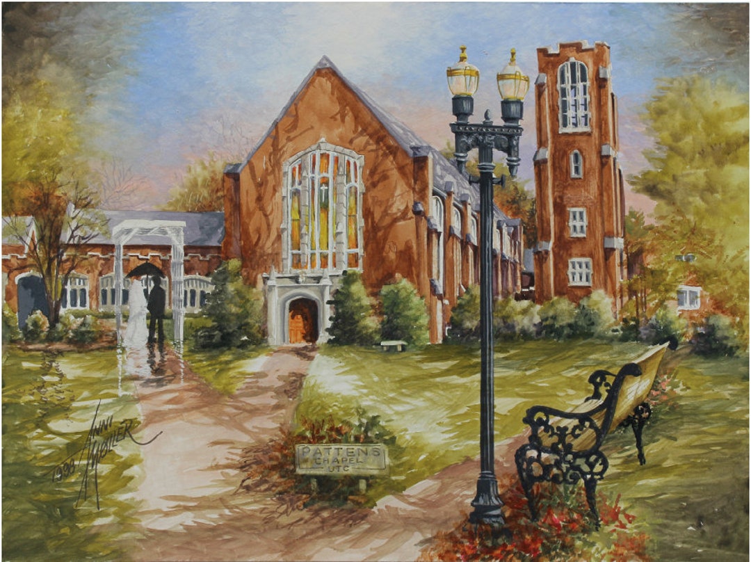 Pattens Chapel Original Painting by Anni Moller - Etsy