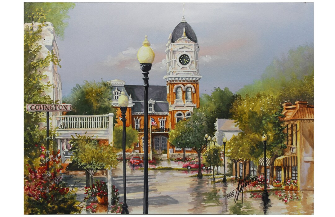 Covington Georgia Print by Anni Moller - Etsy
