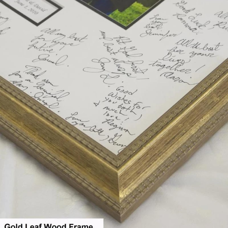 Framed Signature Wedding - Etsy