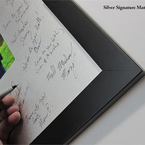 20x24 Signature Mat WITH Wood Frame - for Your Wedding or Event - 8446 ...