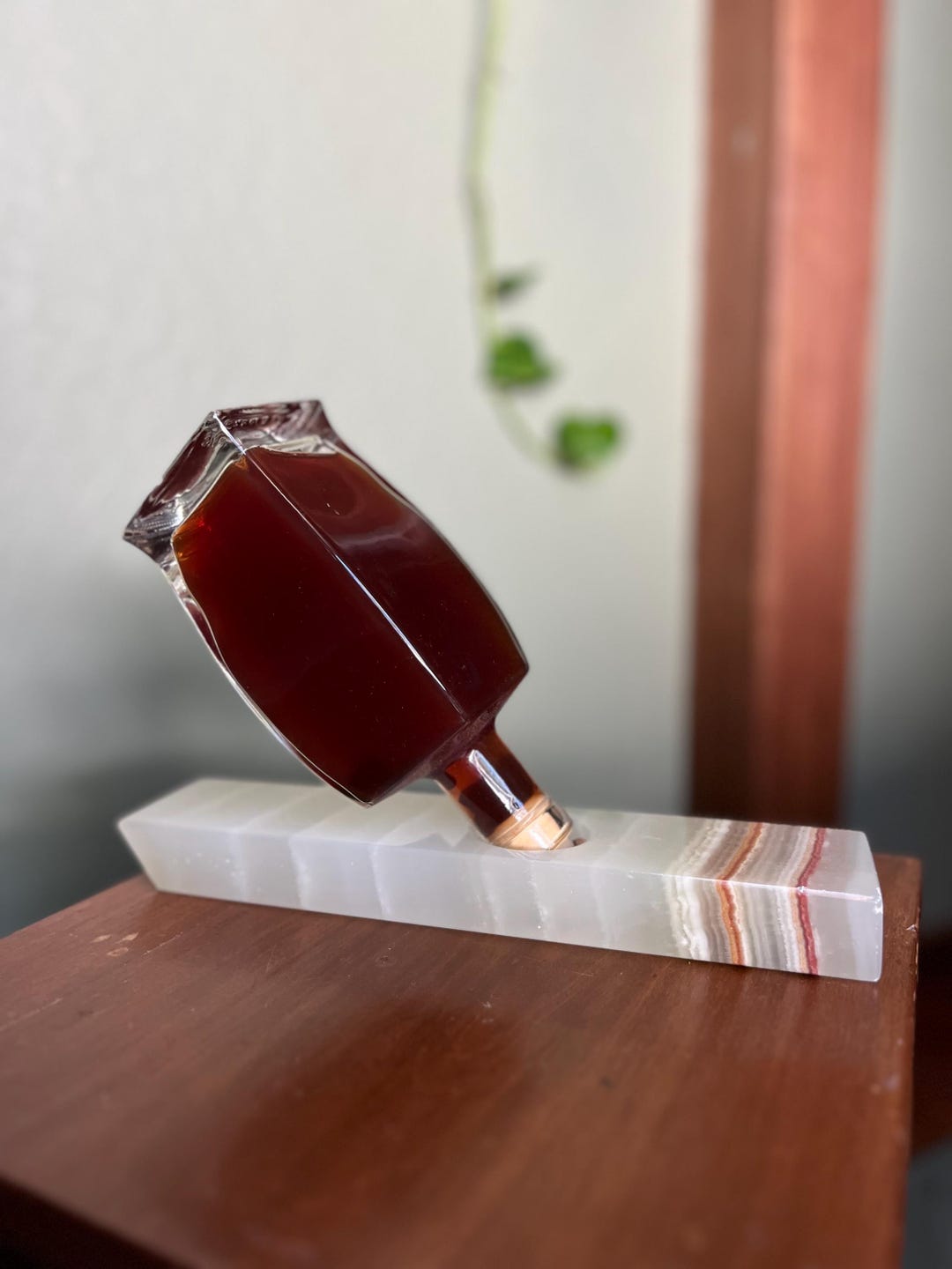 Freestanding Onyx Marble Wine Bottle Stand - Etsy