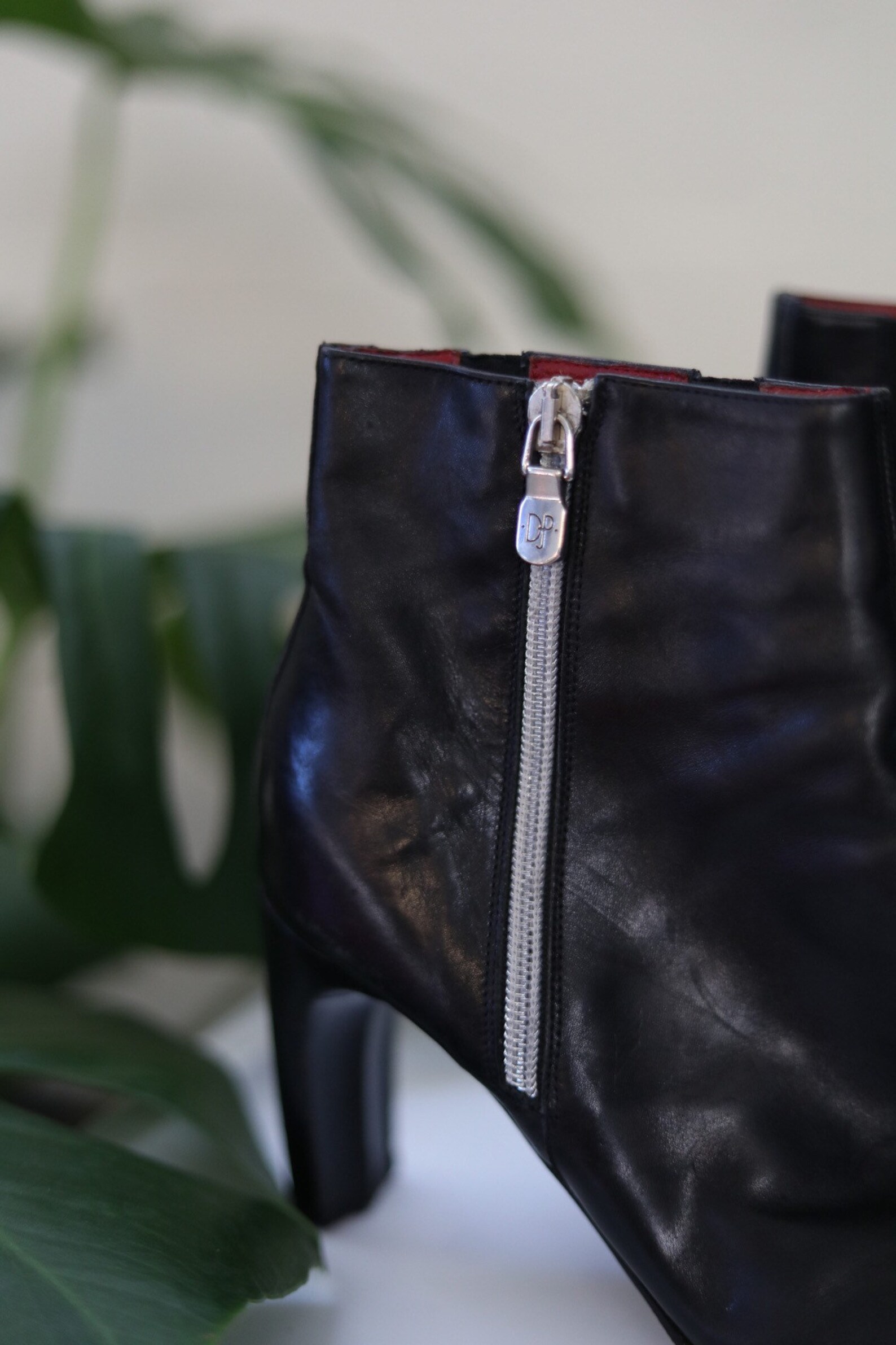 Heeled Designer Italian Leather Boots - Etsy