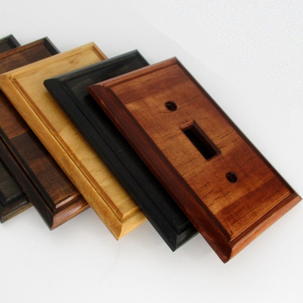 Wood Switch Plate - Etsy