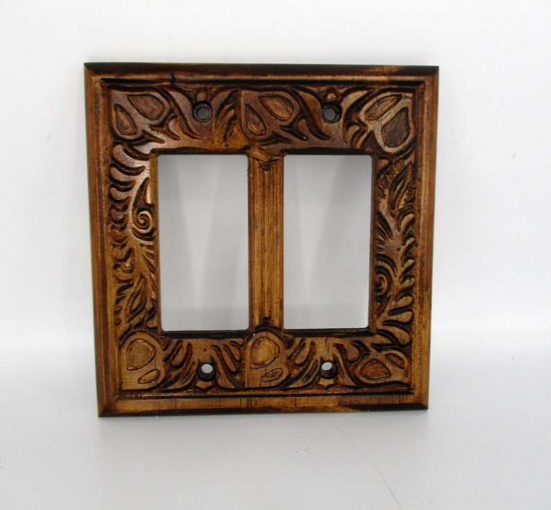 Garden Leaves GFCI Rocker Double block Light Switch or Power | Etsy