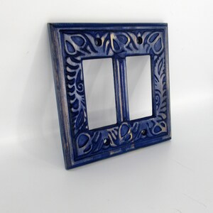 Garden Leaves GFCI Rocker Double Block Light Switch or Power Outlet ...