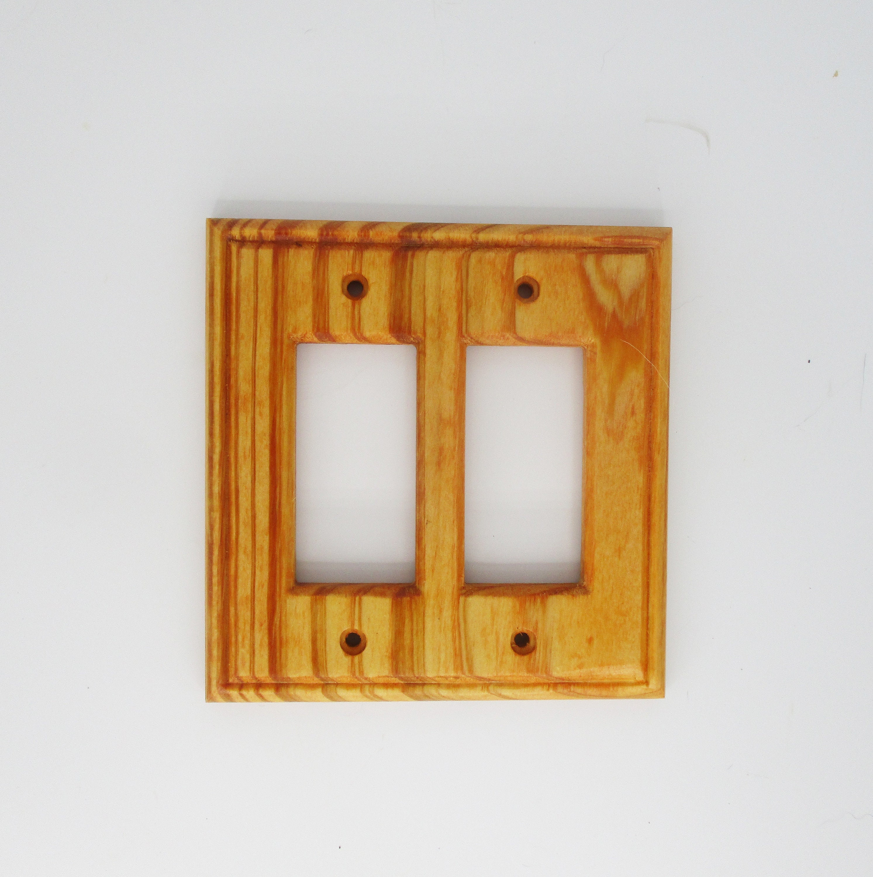 Wooden GFCI Rocker Double block Light Switch or Power Outlet | Etsy