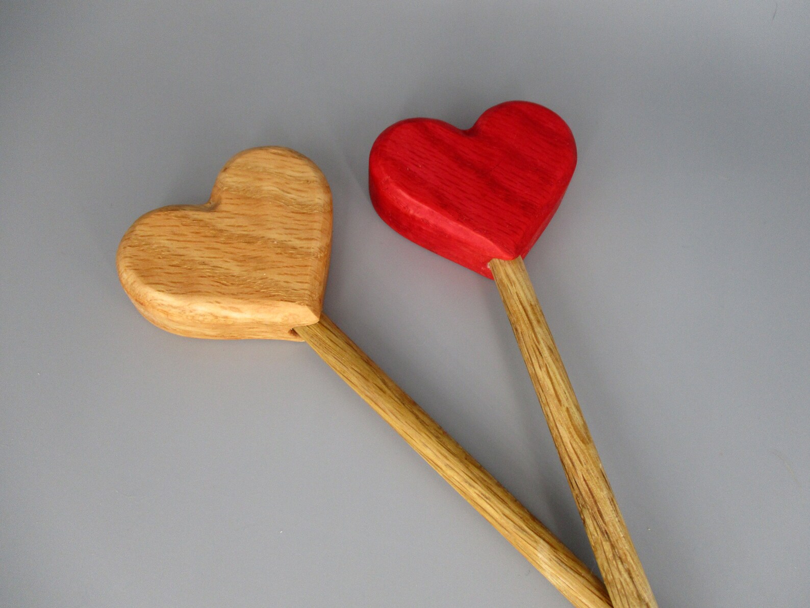Lovely Heart Wand Oak Hardwood - Etsy