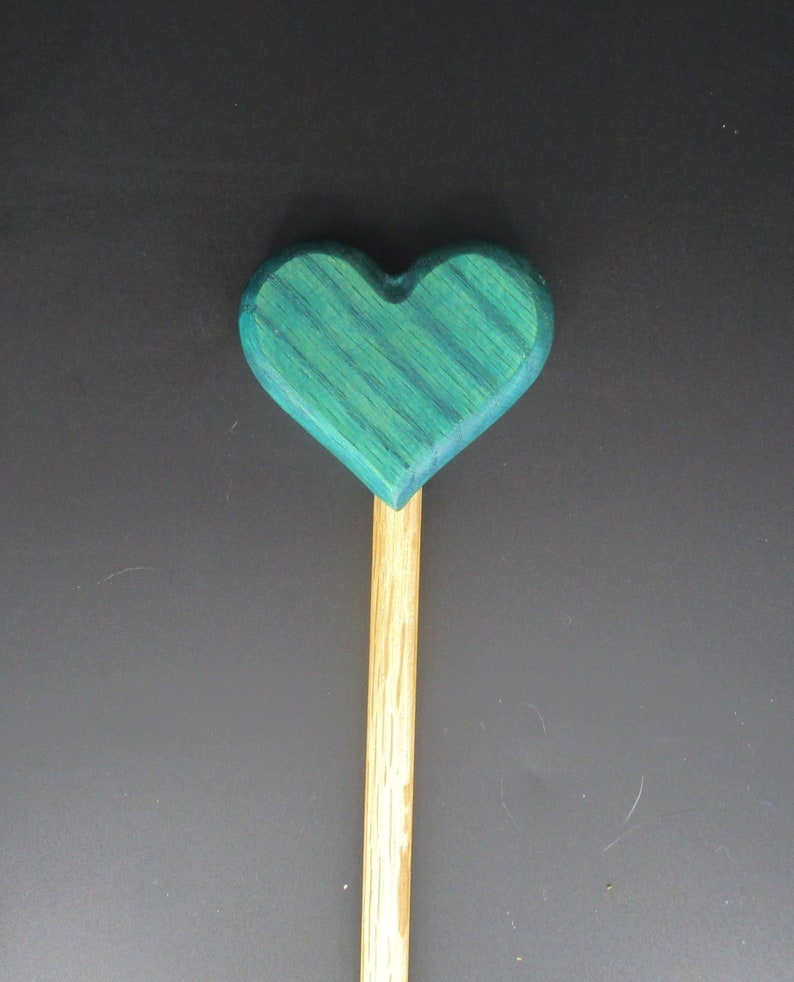 Lovely Heart Wand Oak Hardwood - Etsy