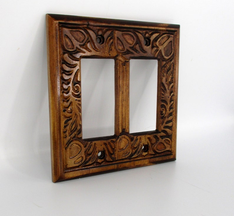 Garden Leaves GFCI Rocker Double block Light Switch or Power | Etsy