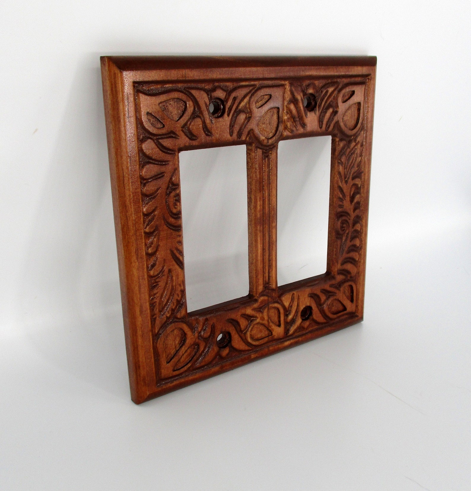 Garden Leaves GFCI Rocker Double Block Light Switch or Power - Etsy