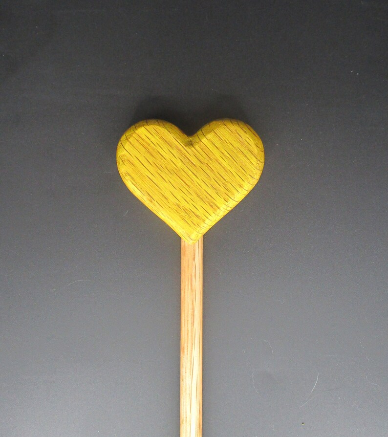 Lovely Heart Wand Oak Hardwood - Etsy