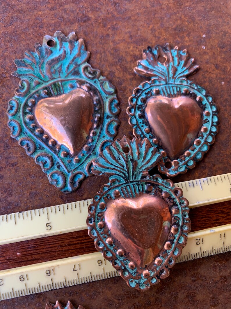 Seconds Sale 8 Sacred Heart Milagros - Etsy