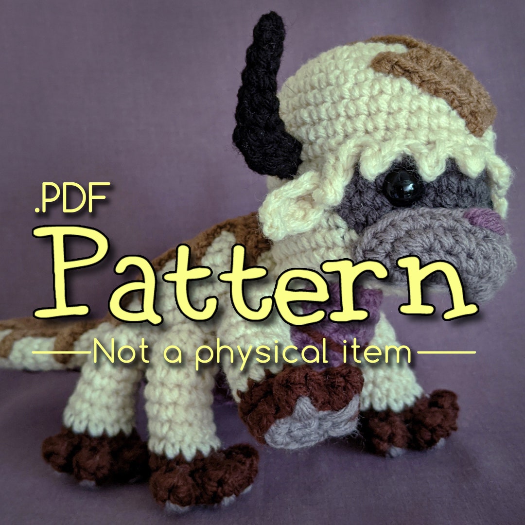 Flying Bison Crochet Amigurumi Pattern - Etsy