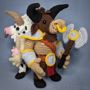 Minotaur Crochet Amigurumi Pattern - Etsy