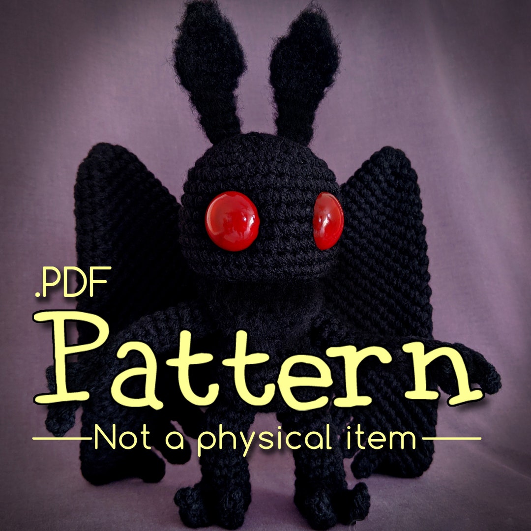Mothman Crochet Amigurumi Pattern - Etsy Denmark