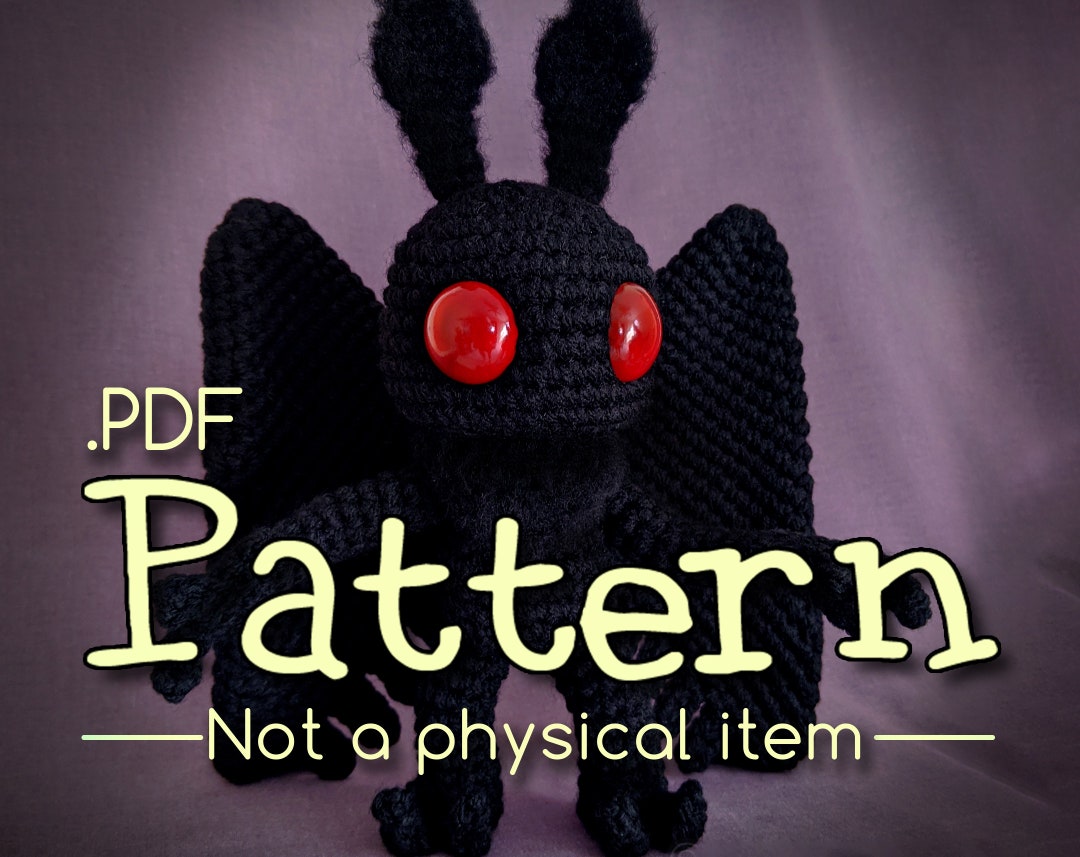 Mothman Crochet Amigurumi Pattern - Etsy