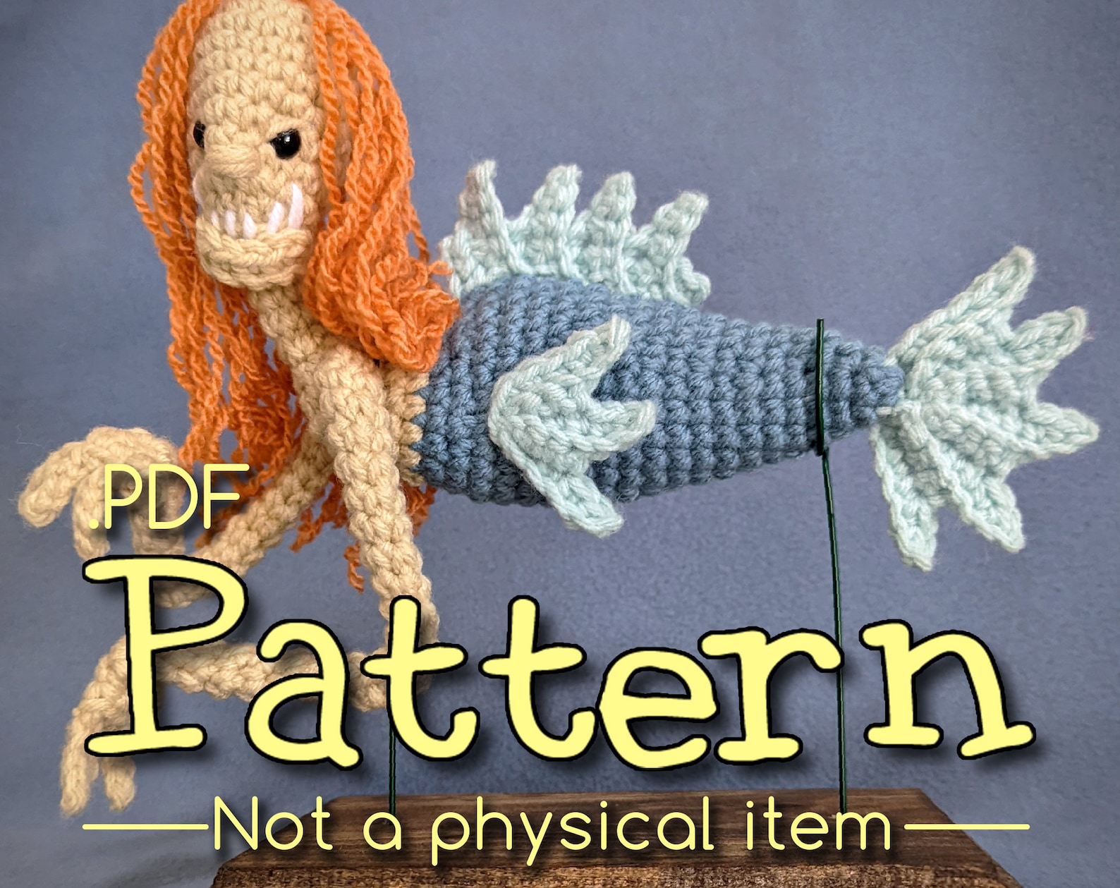 Fiji Mermaid Crochet Amigurumi Pattern - Etsy