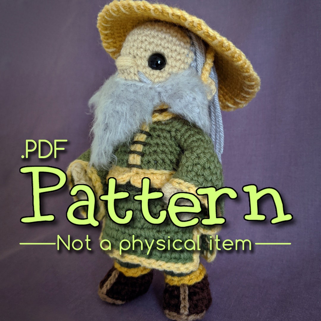 Tea Time Uncle Crochet Amigurumi Pattern - Etsy