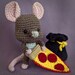 Pizza Rat Crochet Amigurumi Pattern - Etsy