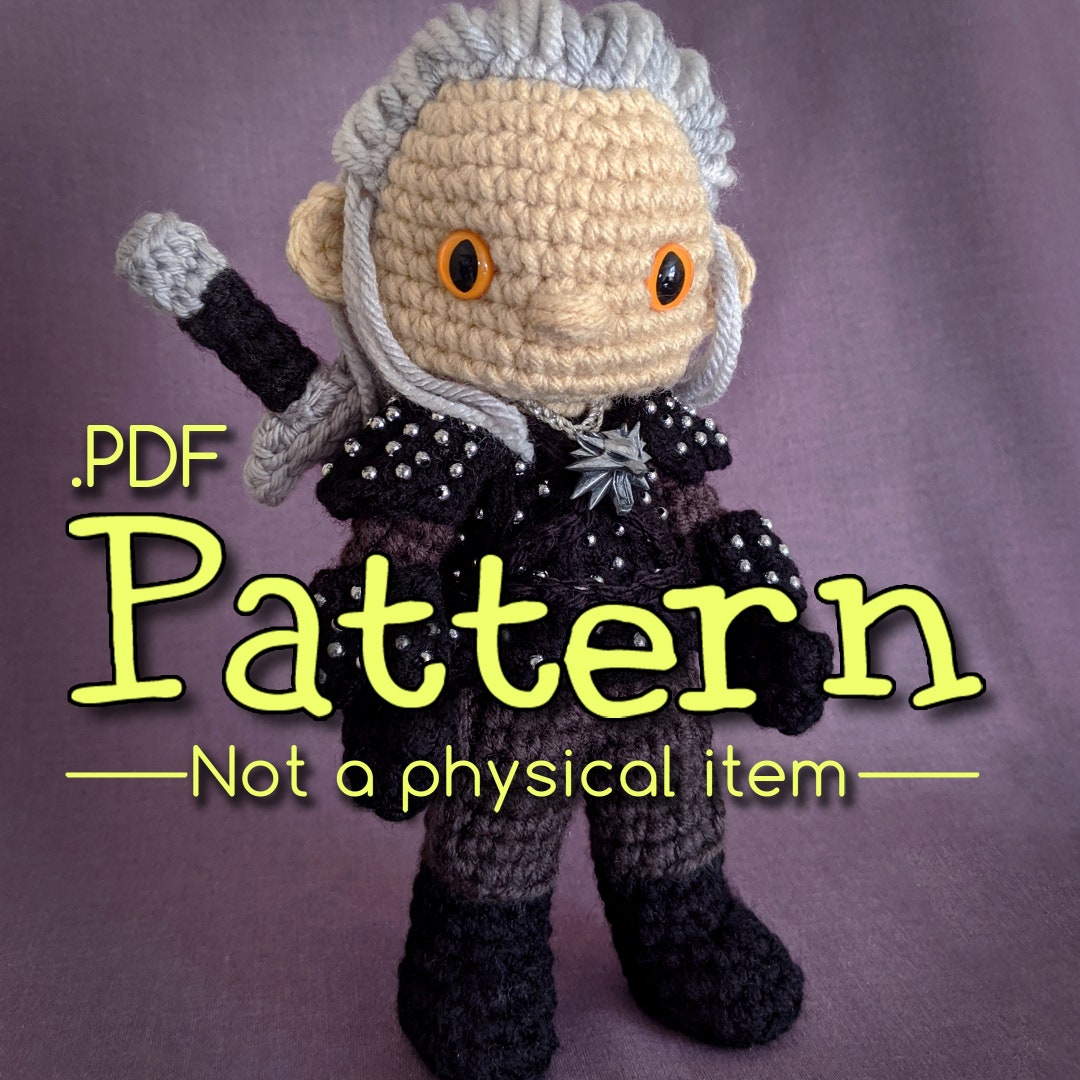 The Witcher Crochet Amigurumi Pattern - Etsy