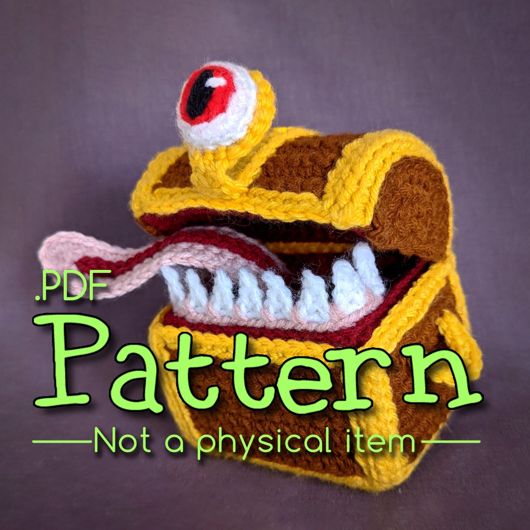 Mimic Chest Crochet Amigurumi Pattern - Etsy