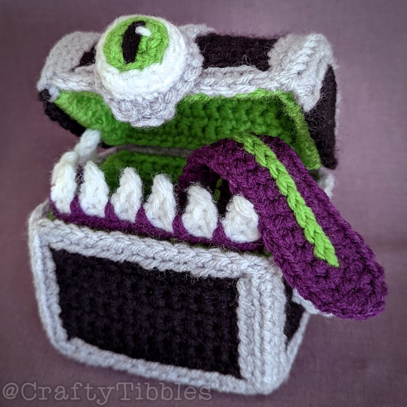 Mimic Chest Crochet Amigurumi Pattern - Etsy