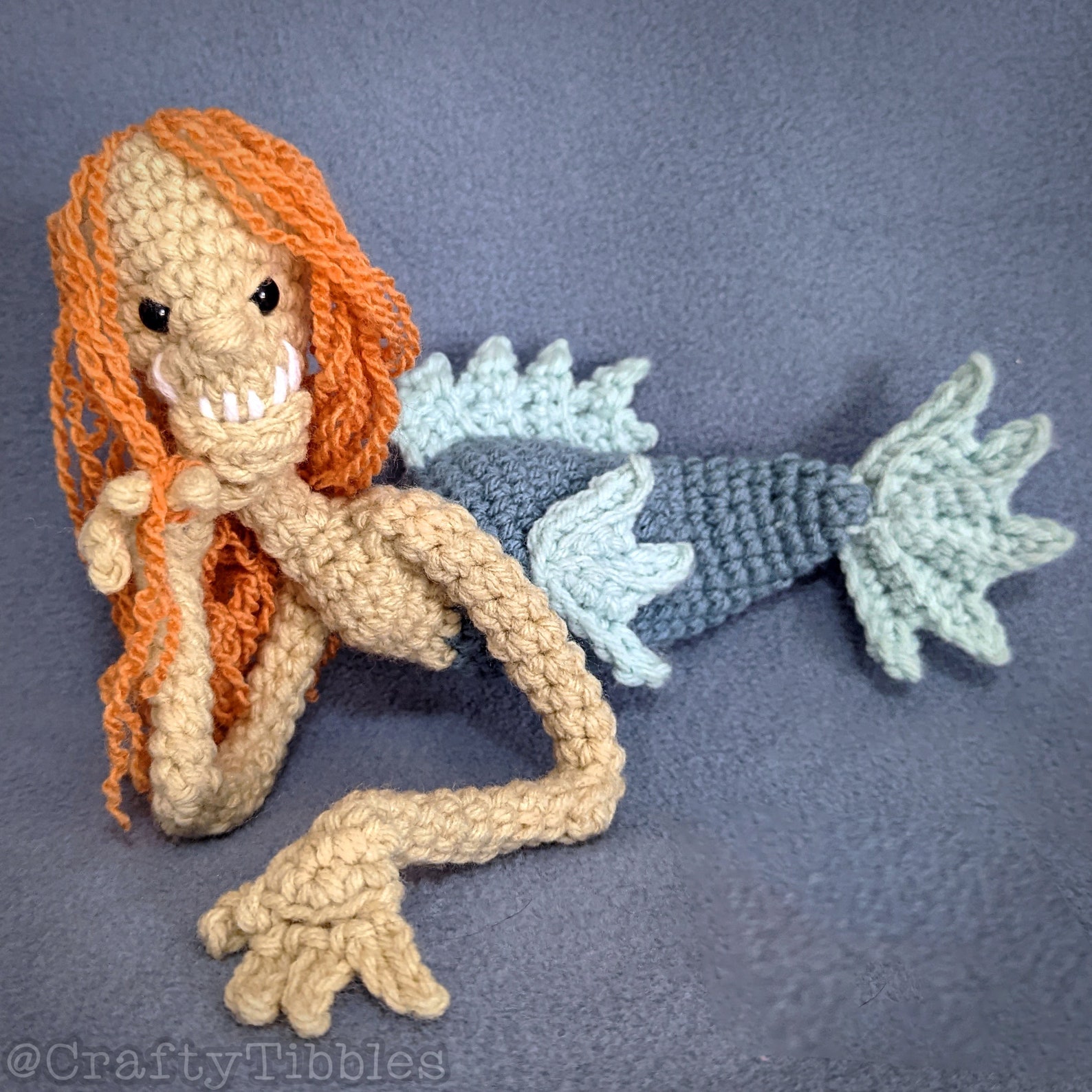 Fiji Mermaid Crochet Amigurumi Pattern - Etsy
