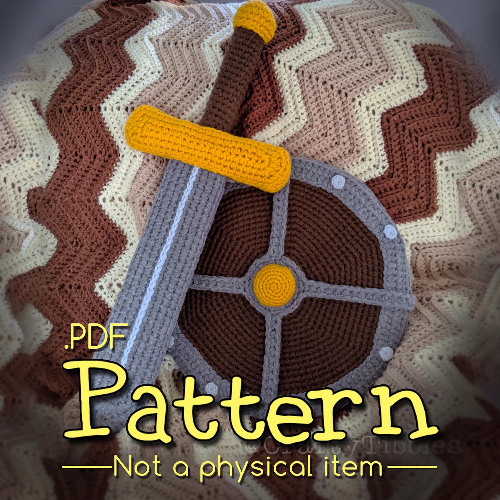 Sword and Shield Crochet Pattern - Etsy
