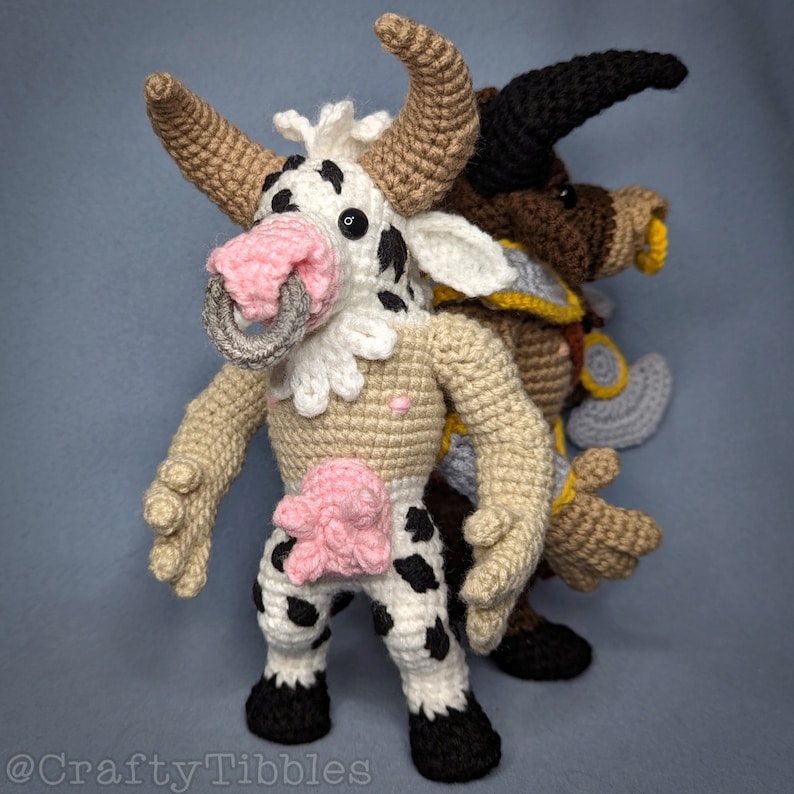Minotaur Crochet Amigurumi Pattern - Etsy