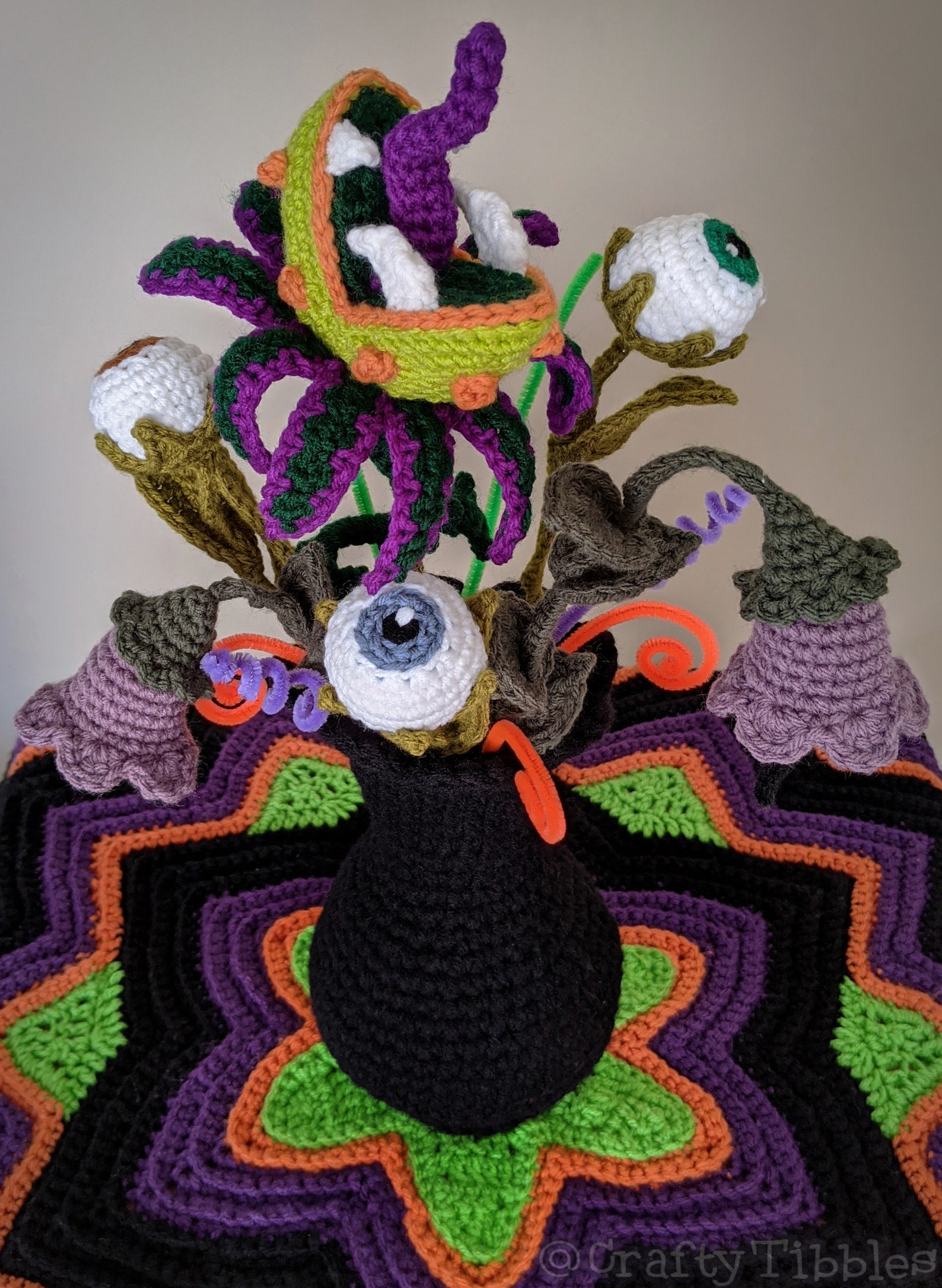 Spookquet Spooky Bouquet Crochet Amigurumi Pattern - Etsy