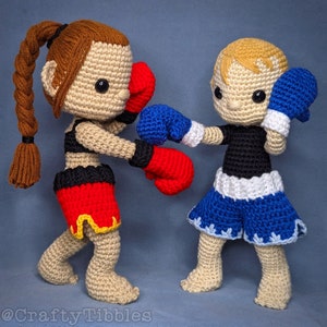 Mixed Martial Arts Crochet Amigurumi Pattern - Etsy