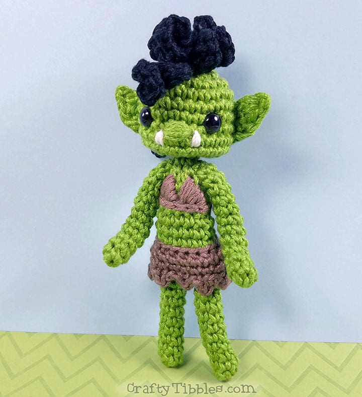 Elf and Orc Crochet Amigurumi Pattern | Etsy