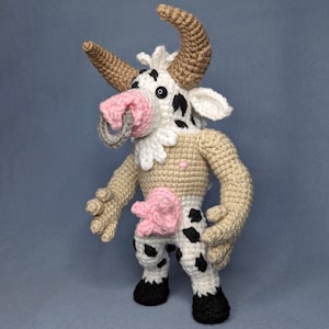 Minotaur Crochet Amigurumi Pattern - Etsy