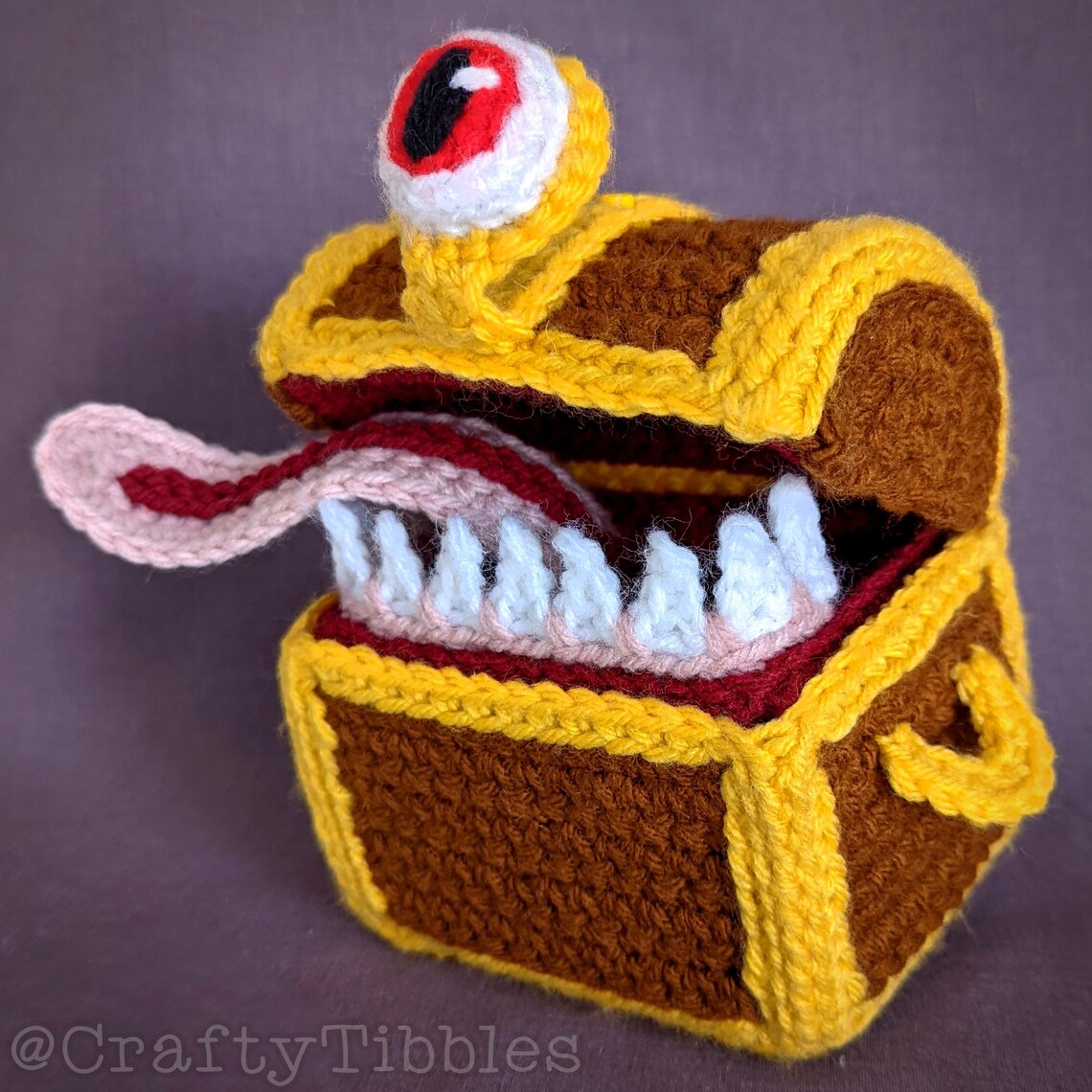 Mimic Chest Crochet Amigurumi Pattern - Etsy