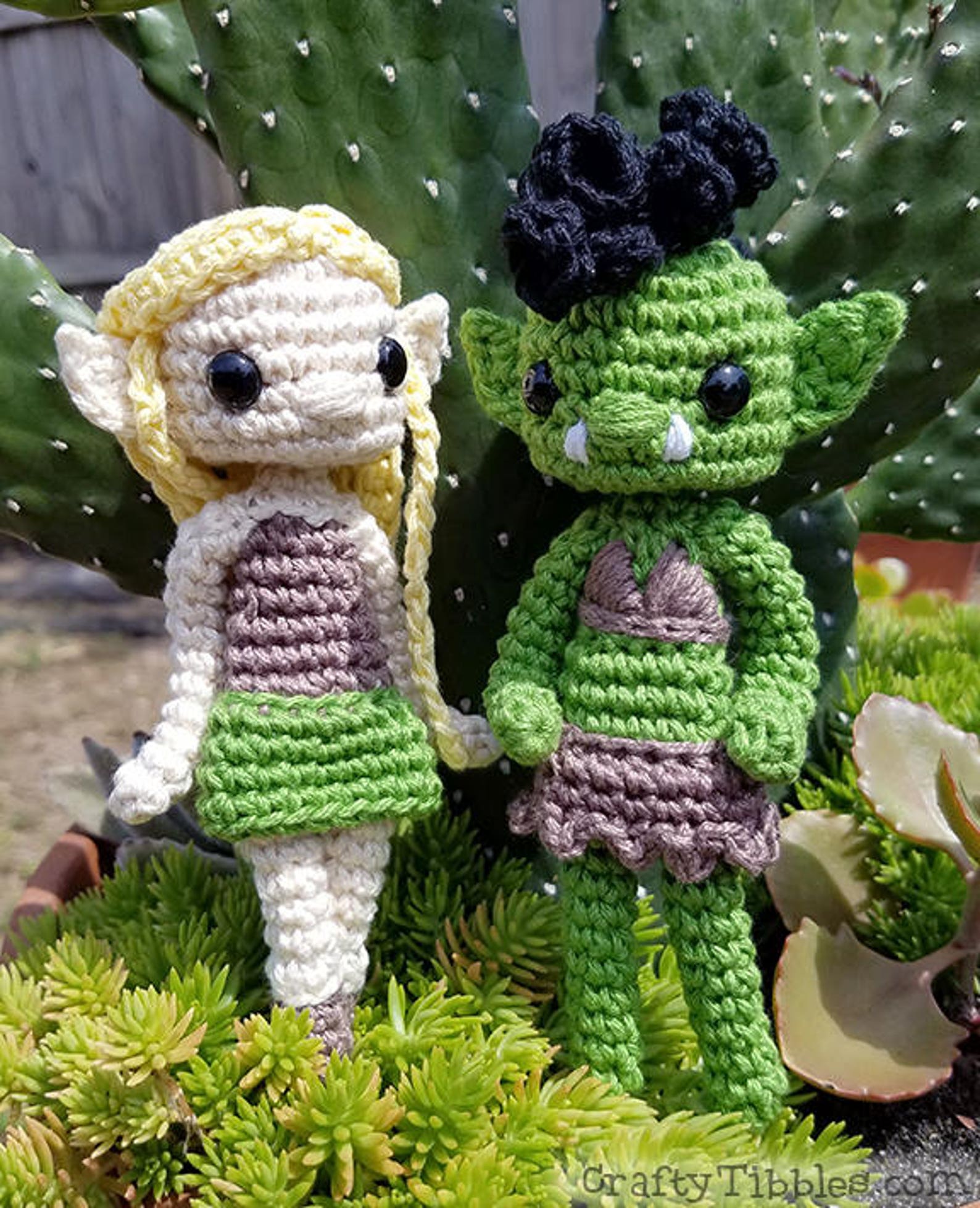 Elf and Orc Crochet Amigurumi Pattern | Etsy