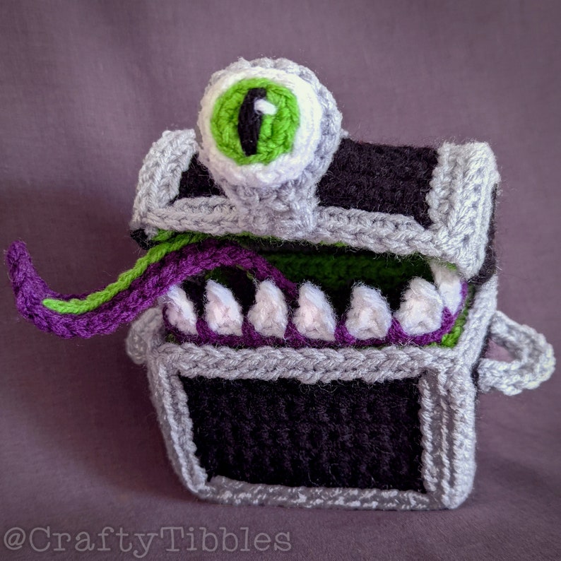 Mimic Chest Crochet Amigurumi Pattern - Etsy