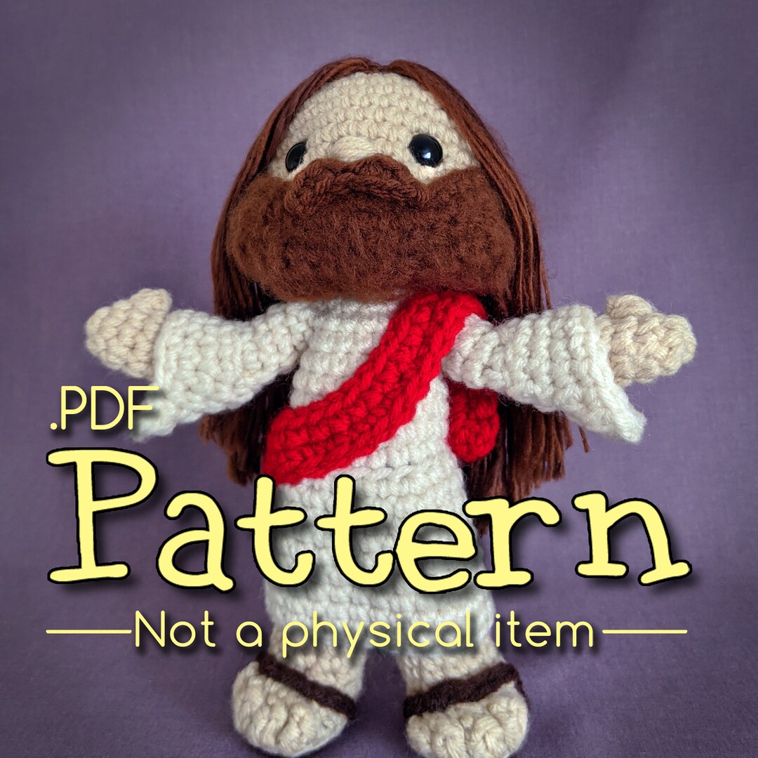 Jesus Crochet Amigurumi Pattern - Etsy