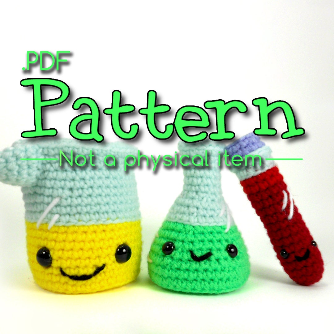Laboratory Set Crochet Amigurumi Pattern - Etsy