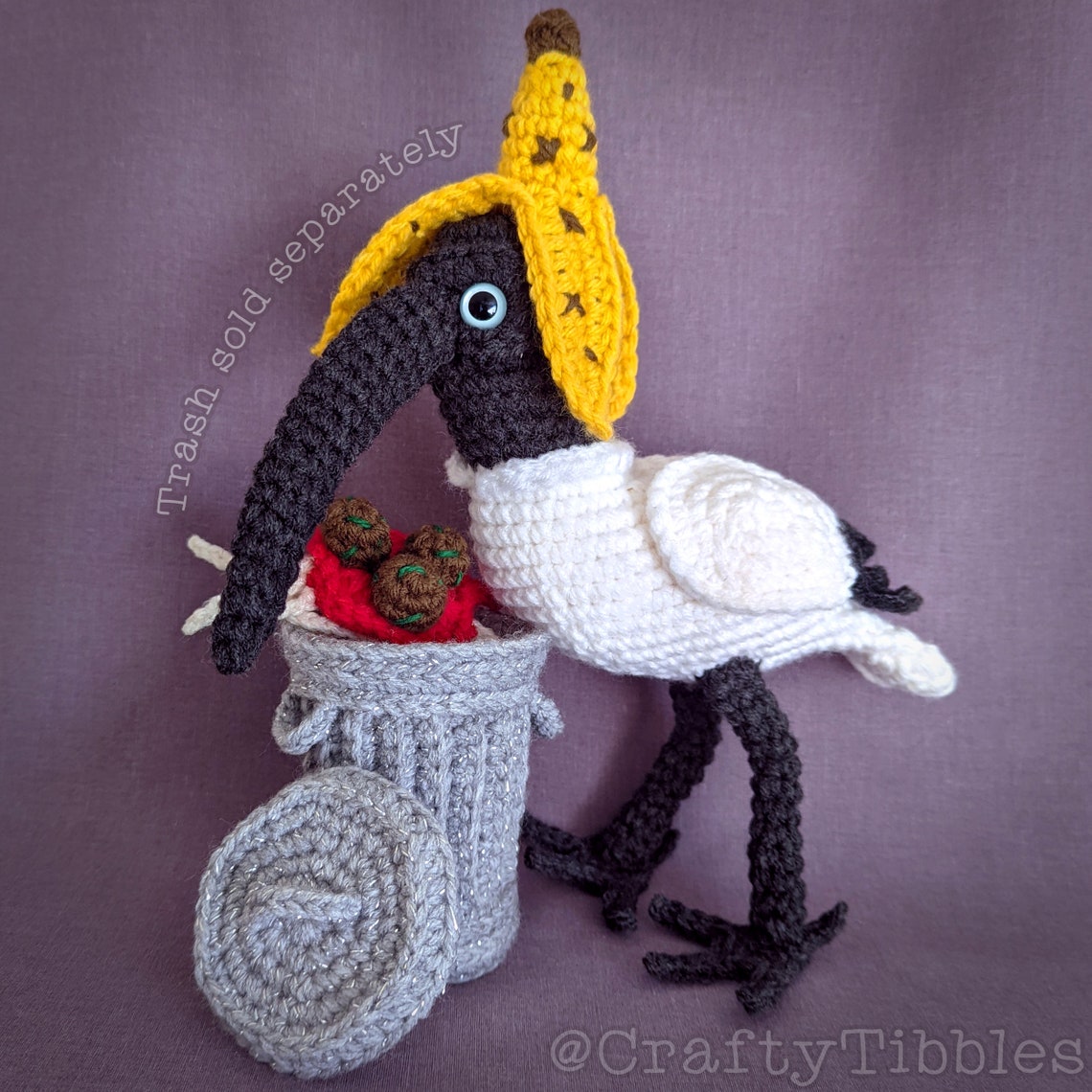 White Ibis Crochet Amigurumi Pattern - Etsy