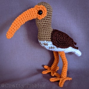White Ibis Crochet Amigurumi Pattern - Etsy