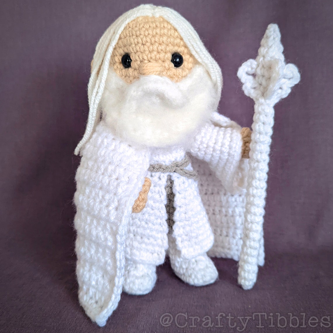 White Wizard Crochet Amigurumi Pattern - Etsy