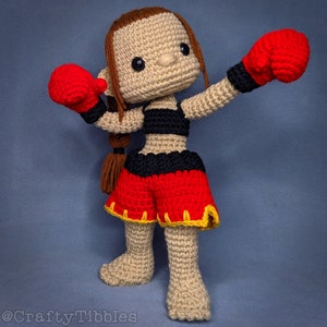 Mixed Martial Arts Crochet Amigurumi Pattern - Etsy